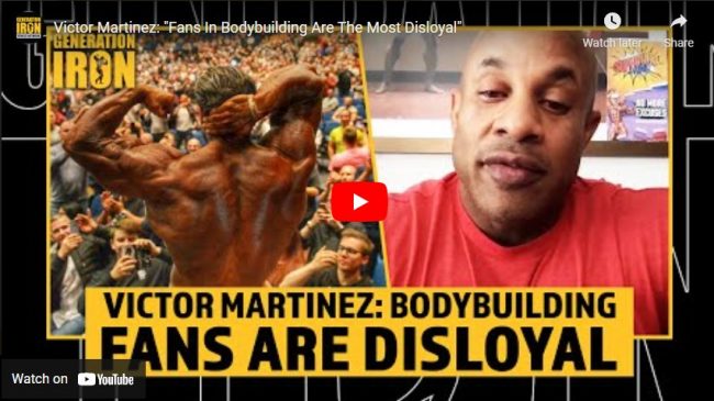 Victor Martinez Says Bodybuilding Fans Are Disloyal? – IronMag ...
