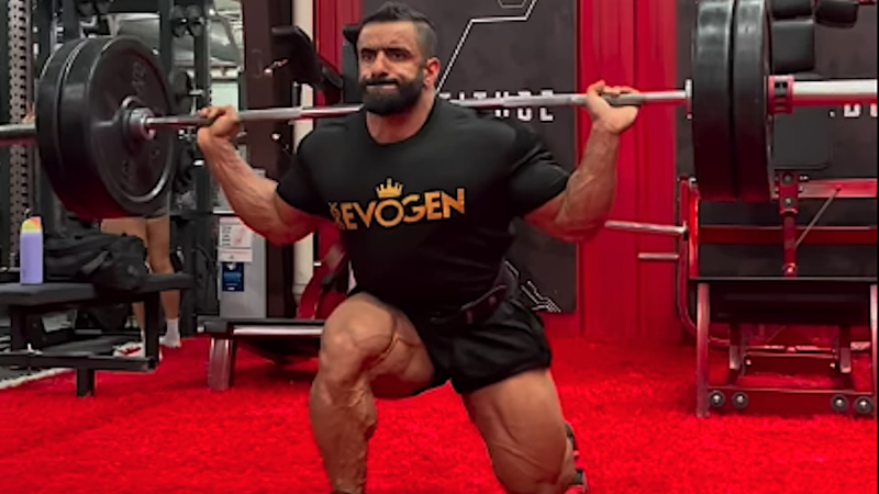 Hadi Choopan Squatting 7 Plates. WHY?! – IronMag Bodybuilding & Fitness ...
